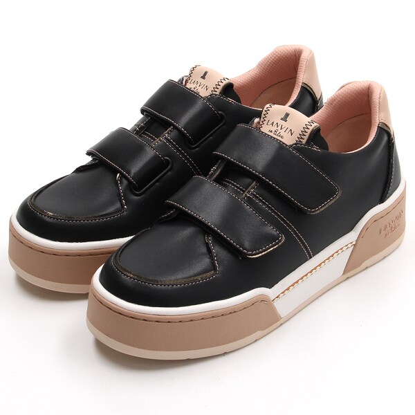 ランバン オン ブルー（LANVIN en Bleu）/厚底ダブルストラップスニーカー