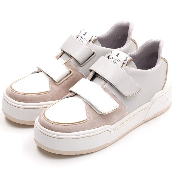 ランバン オン ブルー（LANVIN en Bleu）/厚底ダブルストラップスニーカー