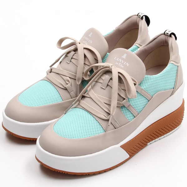 ランバン オン ブルー（LANVIN en Bleu）/プラットフォームレースアップスニーカー