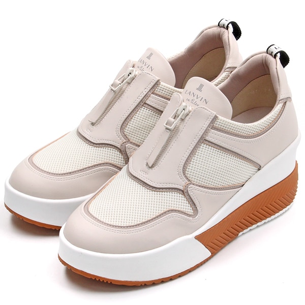 ランバン オン ブルー（LANVIN en Bleu）/プラットフォームジップアップスニーカー