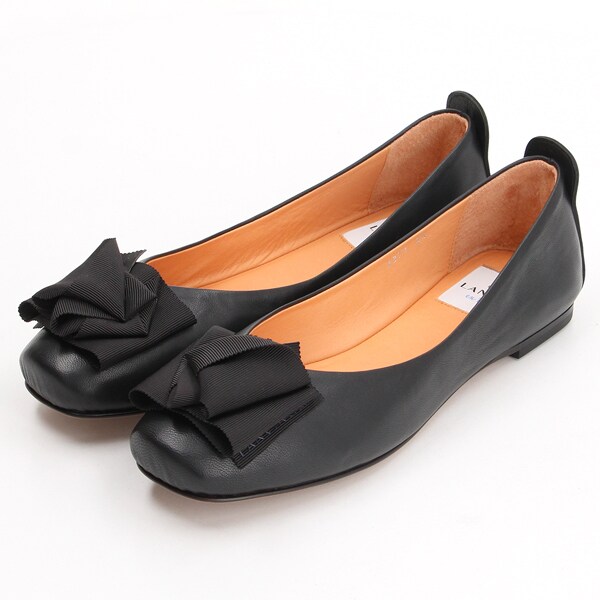 ランバン オン ブルー（LANVIN en Bleu）/グログランリボンモチーフカッターパンプス