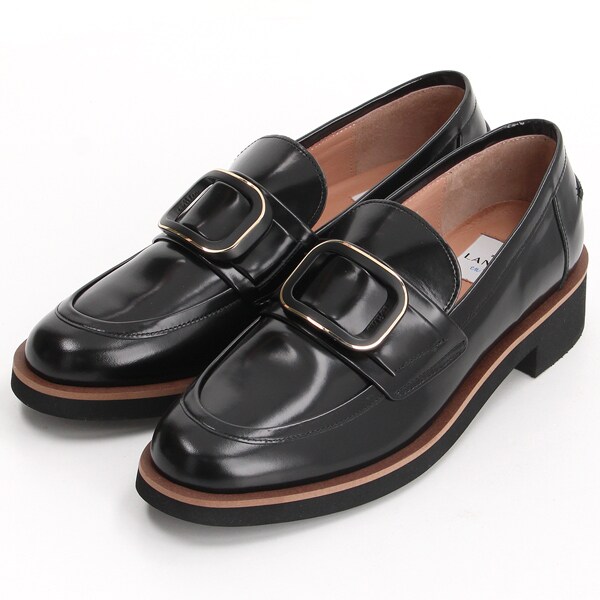 ランバン オン ブルー（LANVIN en Bleu）/バックルモチーフローファー
