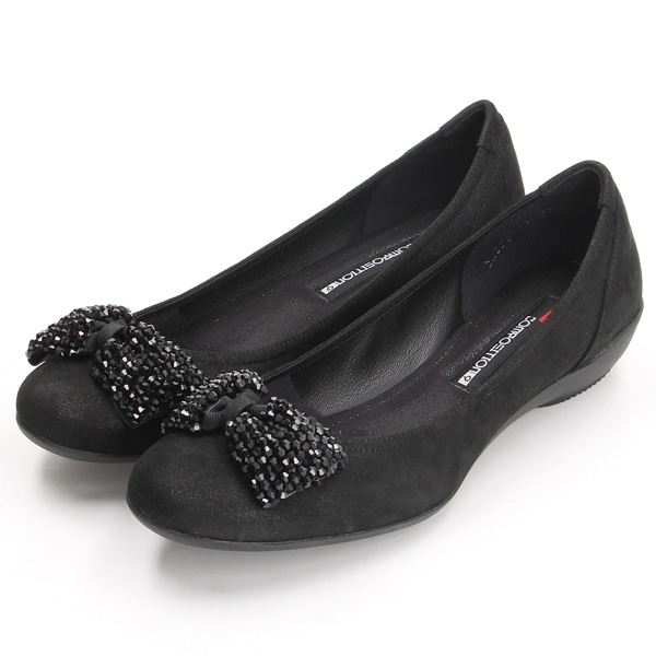 コンポジション9（composition9）/【大きいサイズ】リボンモチーフスタイリッシュコンフォートフラットシューズ