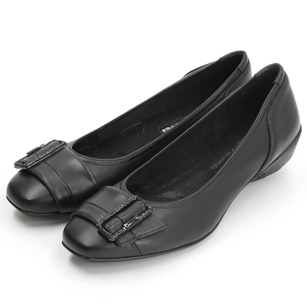 コンポジション9（composition9）/【大きいサイズ】バックルモチーフスタイリッシュコンフォートパンプス