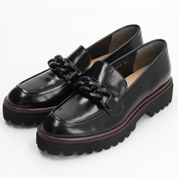 ツモリチサト ウォーク（tsumori chisato WALK）/【大きいサイズ】チェーンモチーフタンクソールローファー