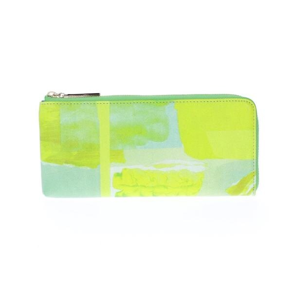 アイアイズ（I Eye’s）/アイアイズ I Eye’s Green!Green! 薄マチLファスナー長財布