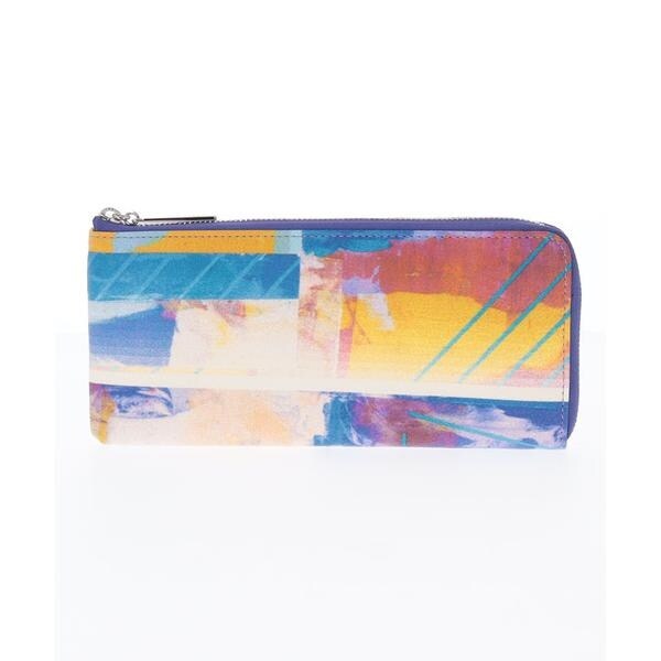 アイアイズ（I Eye’s）/アイアイズ I Eye’s abstractII 薄マチLファスナー長財布