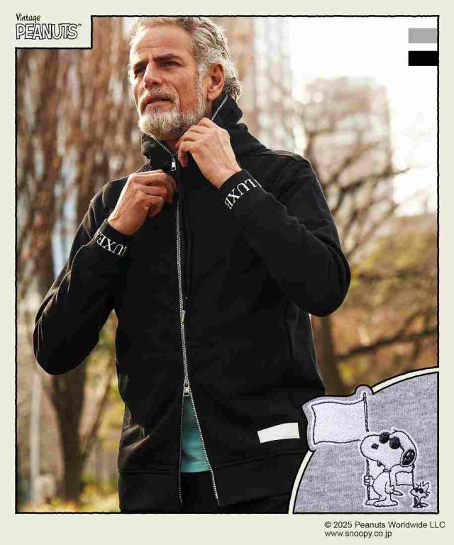 リュクスエイケイエムプラス（LUXEAKMPLUS）/LUXEAKMPLUS ルフ【スヌーピー】トレーニングジップパーカー