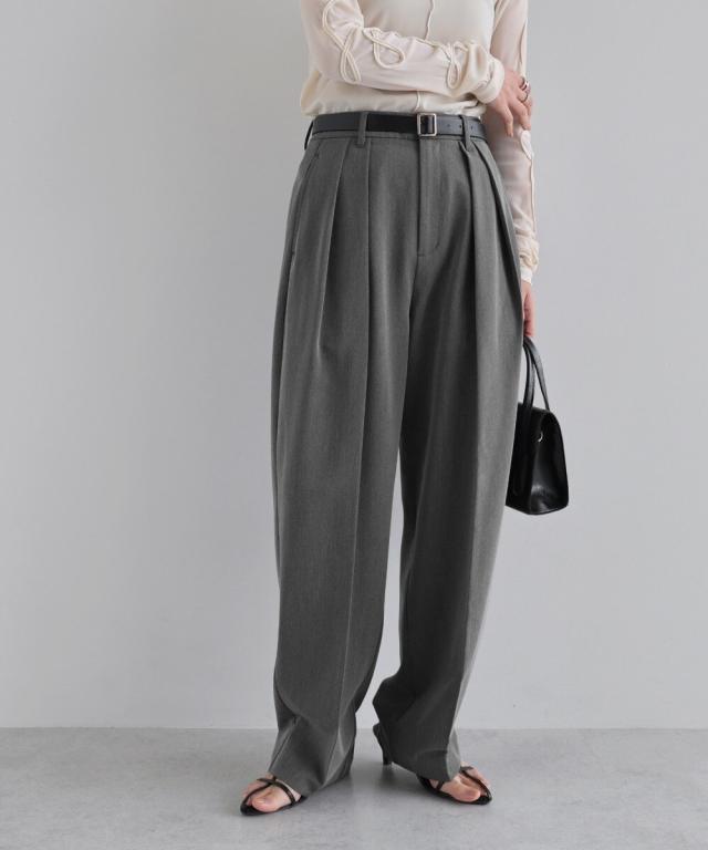 エバーネイビー（evernavy）/TRストレッチ ダブルタック パンツ evernavy エバーネイビー