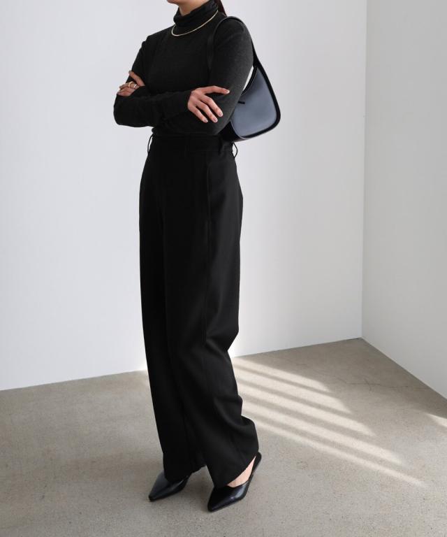 エバーネイビー（evernavy）/ダブルクロス カーブ パンツ evernavy エバーネイビー