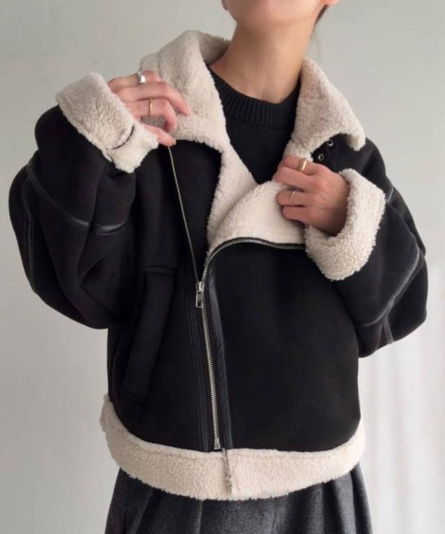 ジュノア（JUNOAH）/ボアフェイクムートン