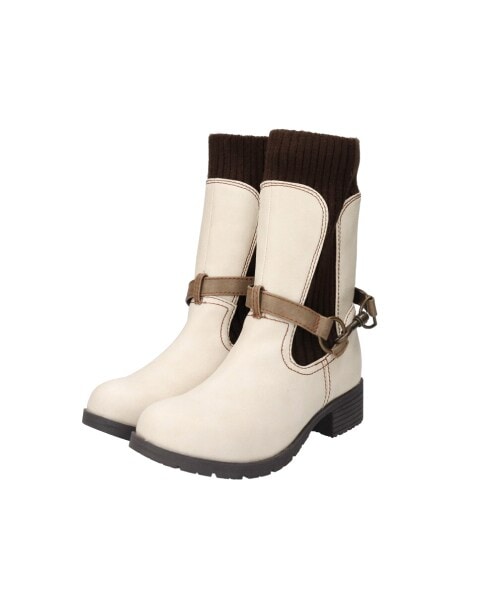 マーレマーレ（maRe maRe）/防水ニットジョッキーブーツKLZ252720　【25秋冬新作】