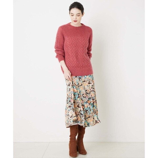 クリスチャンオジャール（christianaujard）/モヘアケーブルニットの