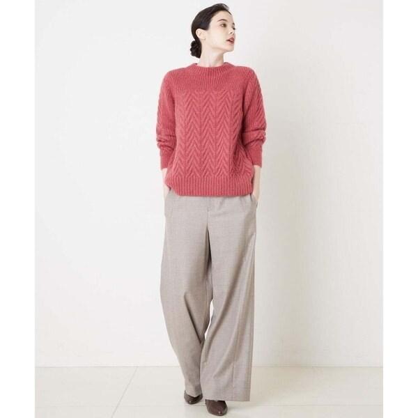 クリスチャンオジャール（christianaujard）/モヘアケーブルニットの