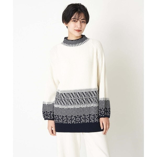 クリスチャンオジャール（christianaujard）/グラデーションジャカードニット