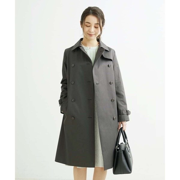 MK ミッシェルクラン（MK MICHEL  ）/【小さいサイズ】ベーシックトレンチコート/撥水加工・防花粉