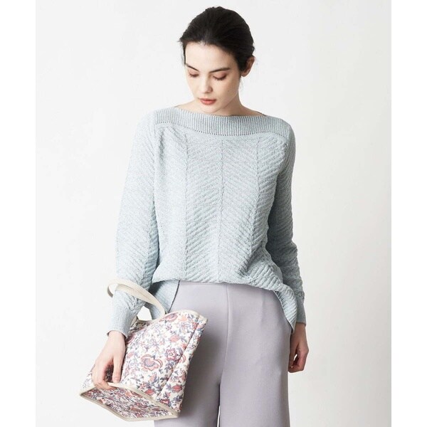 クリスチャンオジャール/ボートネックラメニット クリスチャンオジャール/ボートネックラメニット