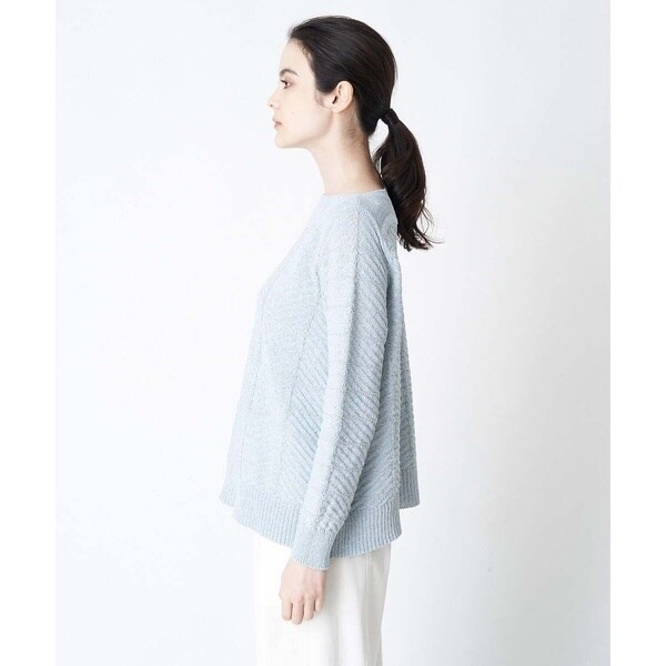 クリスチャンオジャール/ボートネックラメニット