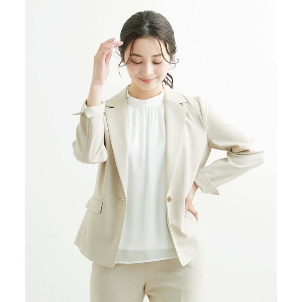 MK ミッシェルクラン/【小さいサイズ】テーラードジャケット/セットアップ対応/洗える