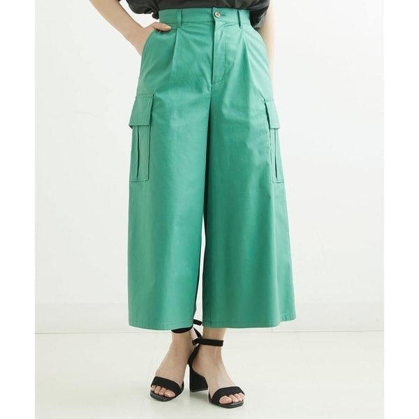 MK ミッシェルクラン/【小さいサイズ】カーゴガウチョパンツ/洗える