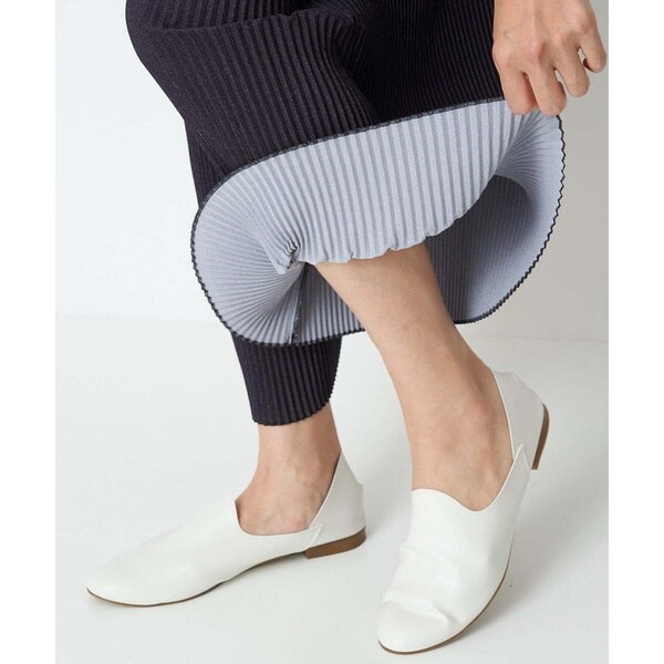 ジャンニ・ロ・ジュディチェ/[洗える]デニム転写プリントプリーツ