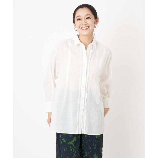 ジョルジュ・レッシュ（ES RECH）/ラミータンブラーピンタックシャツ