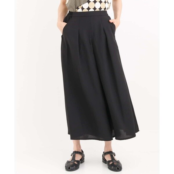 ヒロコビス（hirokobis）/【小さいサイズ/洗濯機で洗える】リネンライクボリュームフレアパンツ