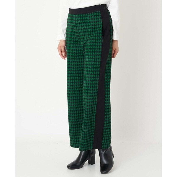 ジョルジュ・レッシュ（ES RECH）/千鳥ジャカードストレートワイドパンツ