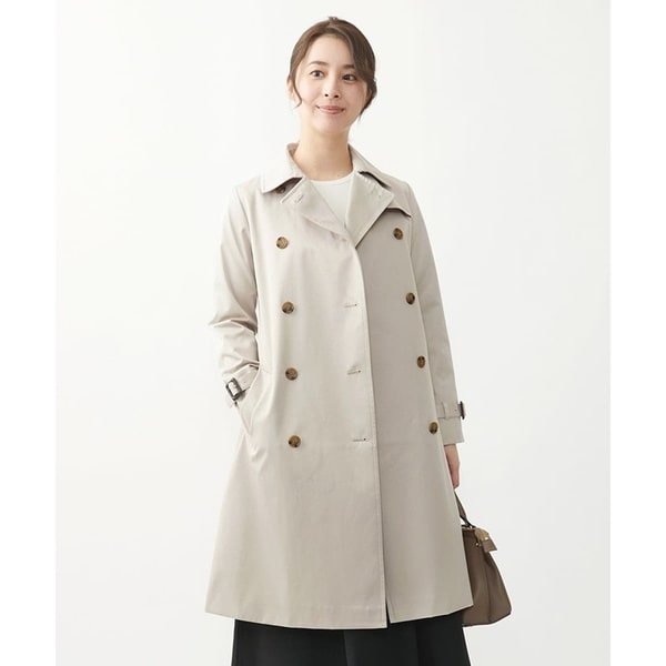 MK ミッシェルクラン（MK MICHEL  ）/【小さいサイズ】ベーシックトレンチコート/はっ水加工・防花粉