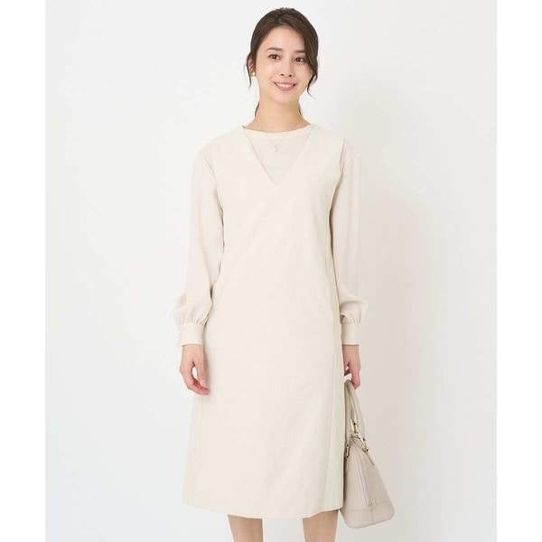 MK ミッシェルクラン（MK MICHEL  ）/【小さいサイズ】ダイヤキルトジャガードジャンパースカート/洗える