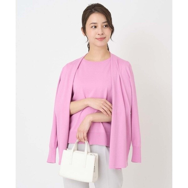 MK ミッシェルクラン（MK MICHEL  ）/【小さいサイズ】カラーニットアンサンブル/洗える