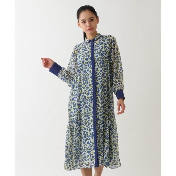 ヒロコビス（hirokobis）/【小さいサイズ】シフォンフラワーデザインワンピース