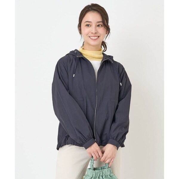 MK ミッシェルクラン（MK MICHEL  ）/【小さいサイズ】フーデットブルゾン/撥水加工/洗える