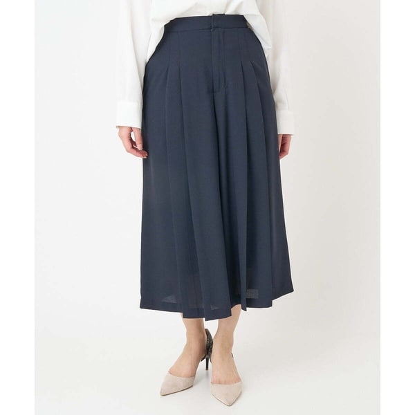 MK ミッシェルクラン（MK MICHEL  ）/【小さいサイズ】フロントプリーツデザインガウチョパンツ/洗える