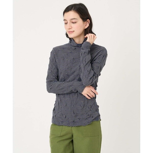 ジャンニ・ロ・ジュディチェ（GIANNI LO GIUDICE）/[洗える/日本製]強撚リンクスボーダーカットソー