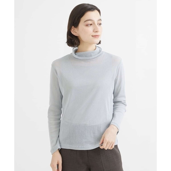 ジャンニ・ロ・ジュディチェ（GIANNI LO GIUDICE）/[日本製]コットンチュールハイネックプルオーバー