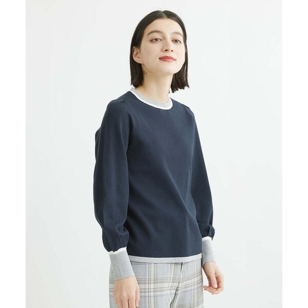 ジョルジュ・レッシュ（ES RECH）/[アンサンブル対応]タックスリーブニットプルオーバー