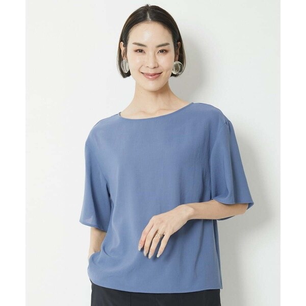 ミッシェルクラン（MICHEL ）/[小さいサイズ]ドライタッチブラウス(定番素材)