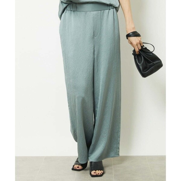 ミッシェルクラン（MICHEL ）/[小さいサイズ]アンティークサテンワイドパンツ(セットアップ対応)