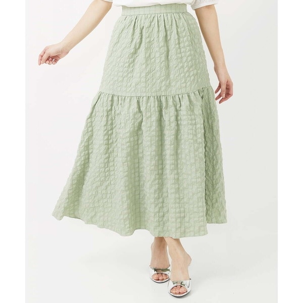 MK ミッシェルクラン（MK MICHEL  ）/【小さいサイズ】ティアードスカート/洗える