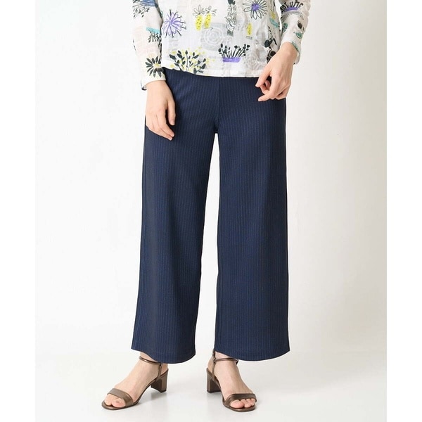 ジャンニ・ロ・ジュディチェ（GIANNI LO GIUDICE）/[リバーシブル]ストライプ柄ワイドストレートパンツ