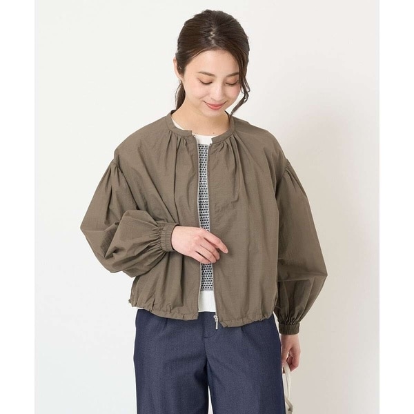 MK ミッシェルクラン（MK MICHEL  ）/【小さいサイズ】シアーノーカラーブルゾン/洗える