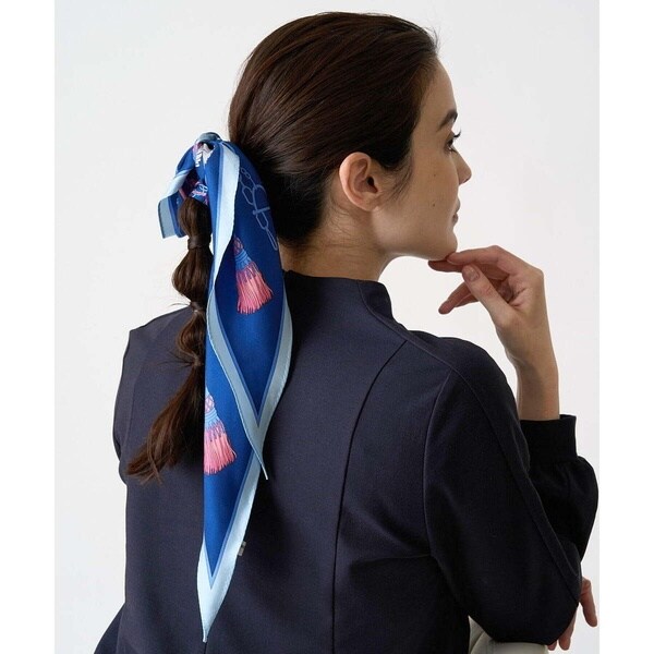 クリスチャンオジャール（christianaujard）/タッセルチャームプリントスカーフ