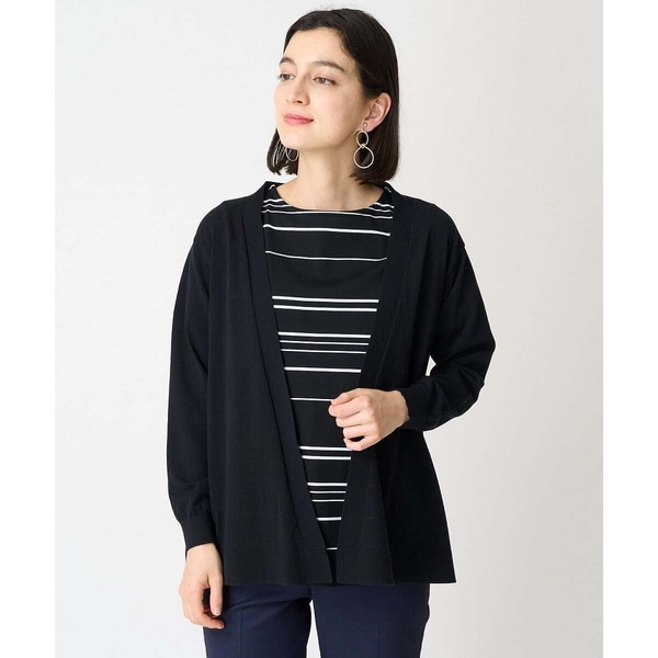 ジョルジュ・レッシュ（ES RECH）/[接触冷感]クールミドル丈カーディガン