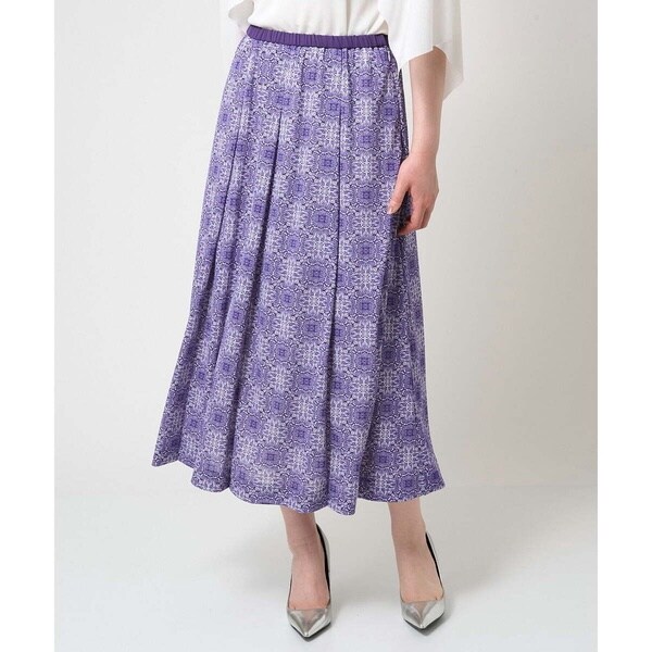 クリスチャンオジャール（christianaujard）/レーシータイルプリントスカート