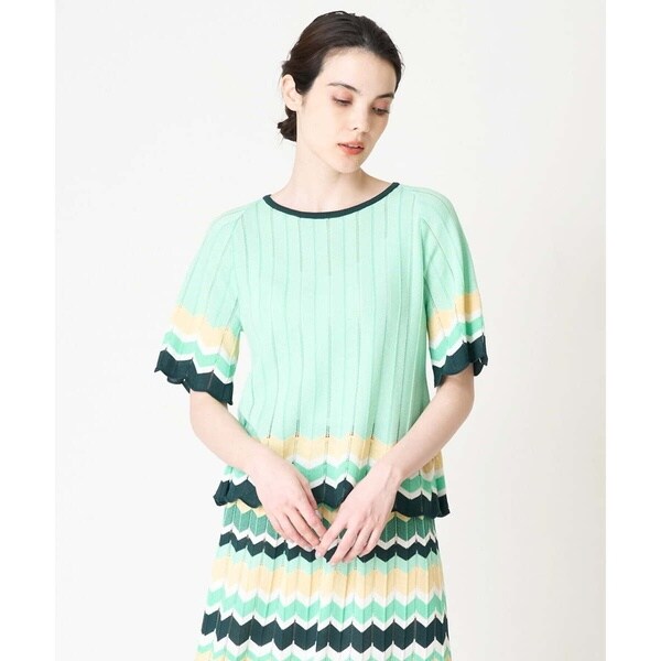 クリスチャンオジャール（christianaujard）/[セットアップ対応可]ヤブリ柄プルオーバーニット