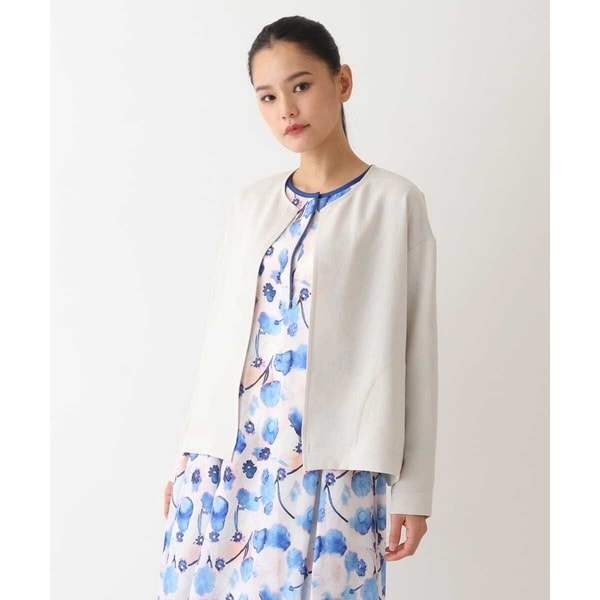 ヒロコビス（hirokobis）/【小さいサイズ】ノーカラーエアリージャケット