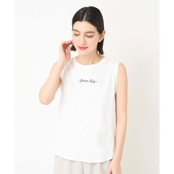 ジョルジュ・レッシュ（ES RECH）/ドライコットンロゴタンクトップ