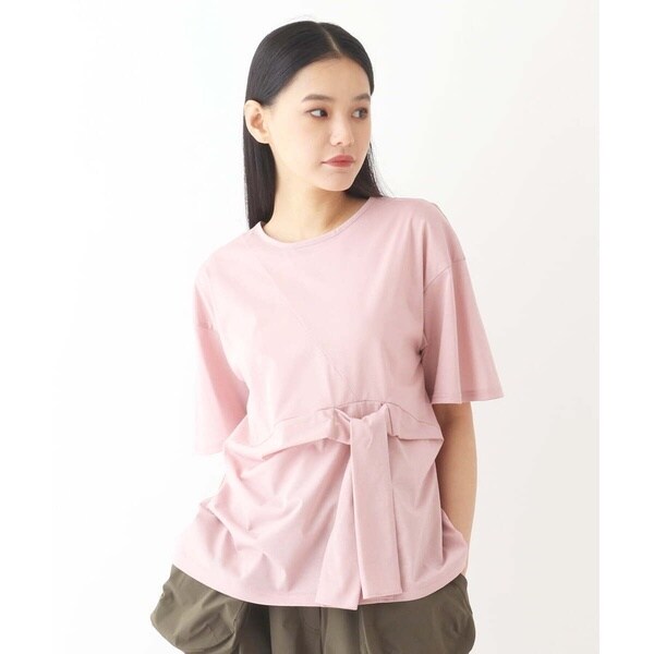 ヒロコビス（hirokobis）/【小さいサイズ】フロントリボンカットソーTシャツ