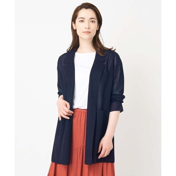 クリスチャンオジャール（christianaujard）/【冷房対策・ドライタッチ】ベルト付ニット羽織